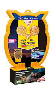 Zero In Night Owl Rechargeable Bug Zapper | Hand or Stand | Inside or ...